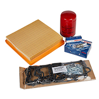 OE Quality contains, oil, air, carbon filters, spark plugs x12, and ...