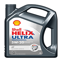 Shell Helix Ultra Professional AF Engine Oil - 5W-20 - 5Ltr | Euro Car ...