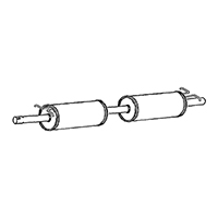 Klarius Centre Silencer | Euro Car Parts
