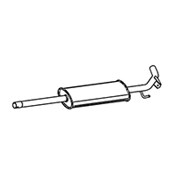 Klarius Centre Silencer | Euro Car Parts