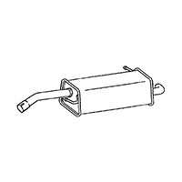 Klarius Rear Silencer | Euro Car Parts