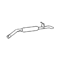 Klarius Rear Silencer | Euro Car Parts