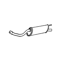 Klarius Rear Silencer | Euro Car Parts