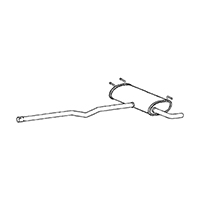 Klarius Rear Silencer | Euro Car Parts