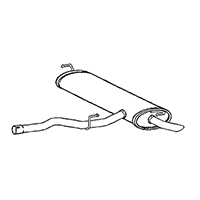 Klarius Rear Silencer | Euro Car Parts