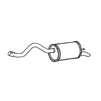 Klarius Rear Silencer | Euro Car Parts