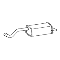 Klarius Rear Silencer | Euro Car Parts
