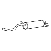 Klarius Rear Silencer | Euro Car Parts
