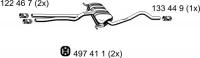 Bosal Centre Silencer | Euro Car Parts