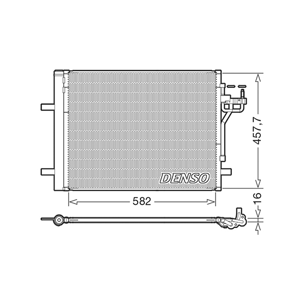 Denso Condenser A/C | Euro Car Parts