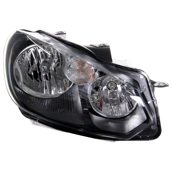 Hella Os Headlamp Golf 08-12 Black Bezel Halogen W/o Logo On | Euro Car ...
