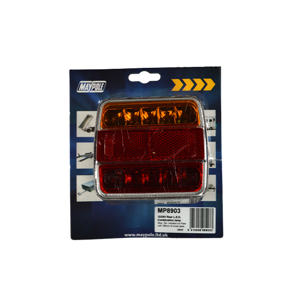 Maypole 12/24V LED Combination Lamp With 150mm Cable | Euro Car Parts