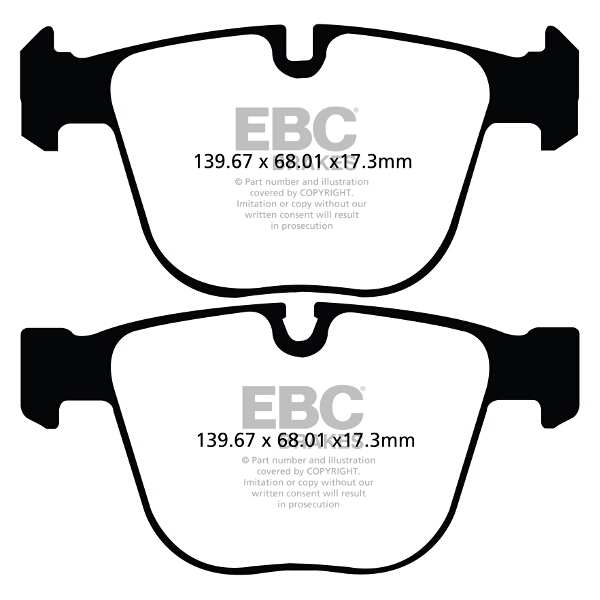 EBC Red Stuff DP32020C BRAKE PADS (REDSTUFF) SUBARU VARIOUS | Euro Car ...