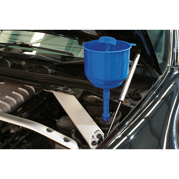 Coolant Exchange System No Spill Coolant Funnel Kit - 15 Piece Radiator ...