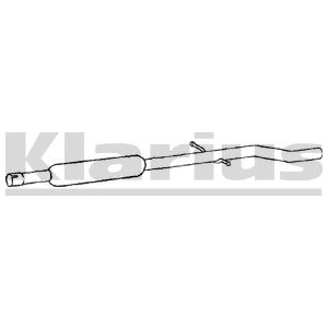 Klarius Centre Silencer | Euro Car Parts
