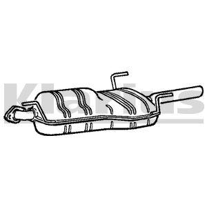 Klarius Rear Silencer | Euro Car Parts